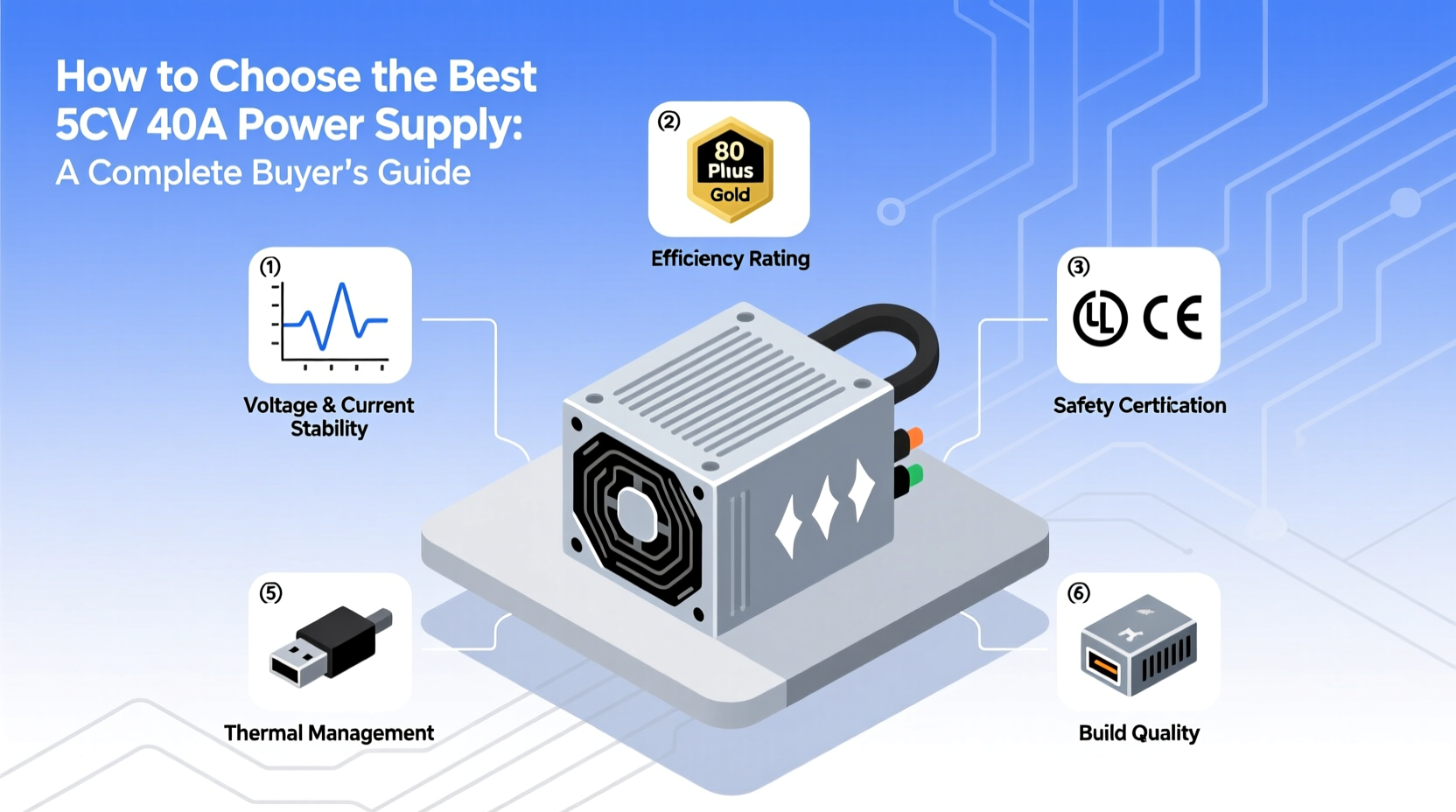 How to Choose the Best 5V 40A Power Supply: A Complete Buyer's Guide