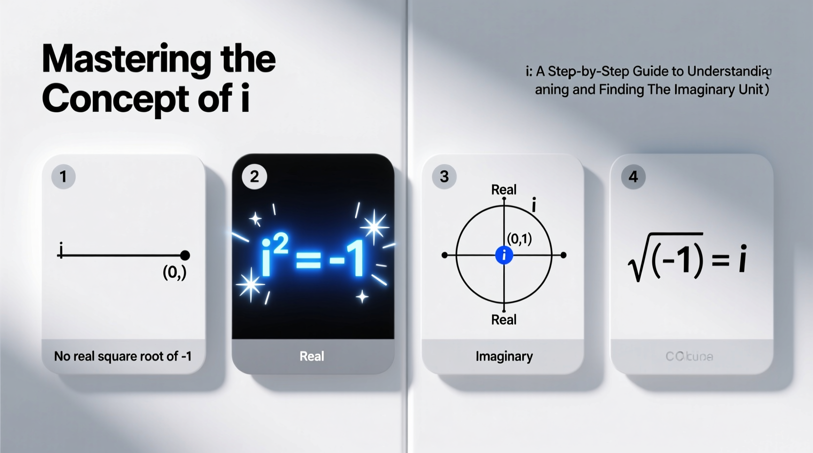 Mastering The Concept Of I: A Step By Step Guide To Understanding And Finding The Imaginary Unit