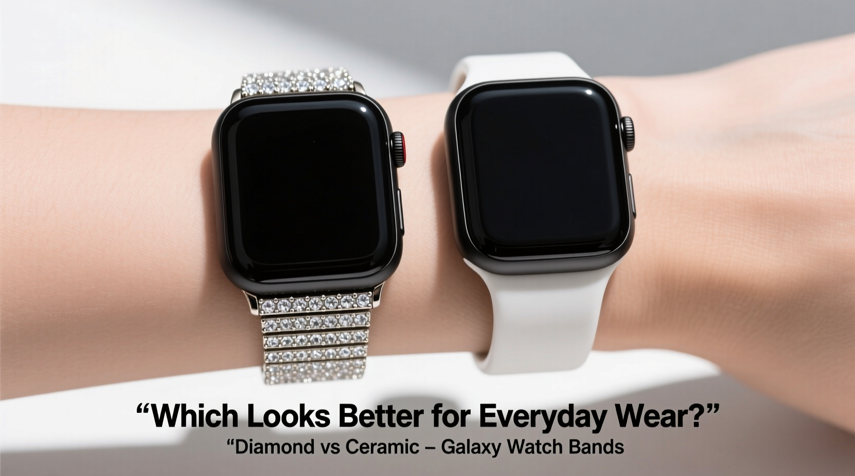 Diamond Vs Ceramic Galaxy Watch Bands Which Looks Actually Better For ...
