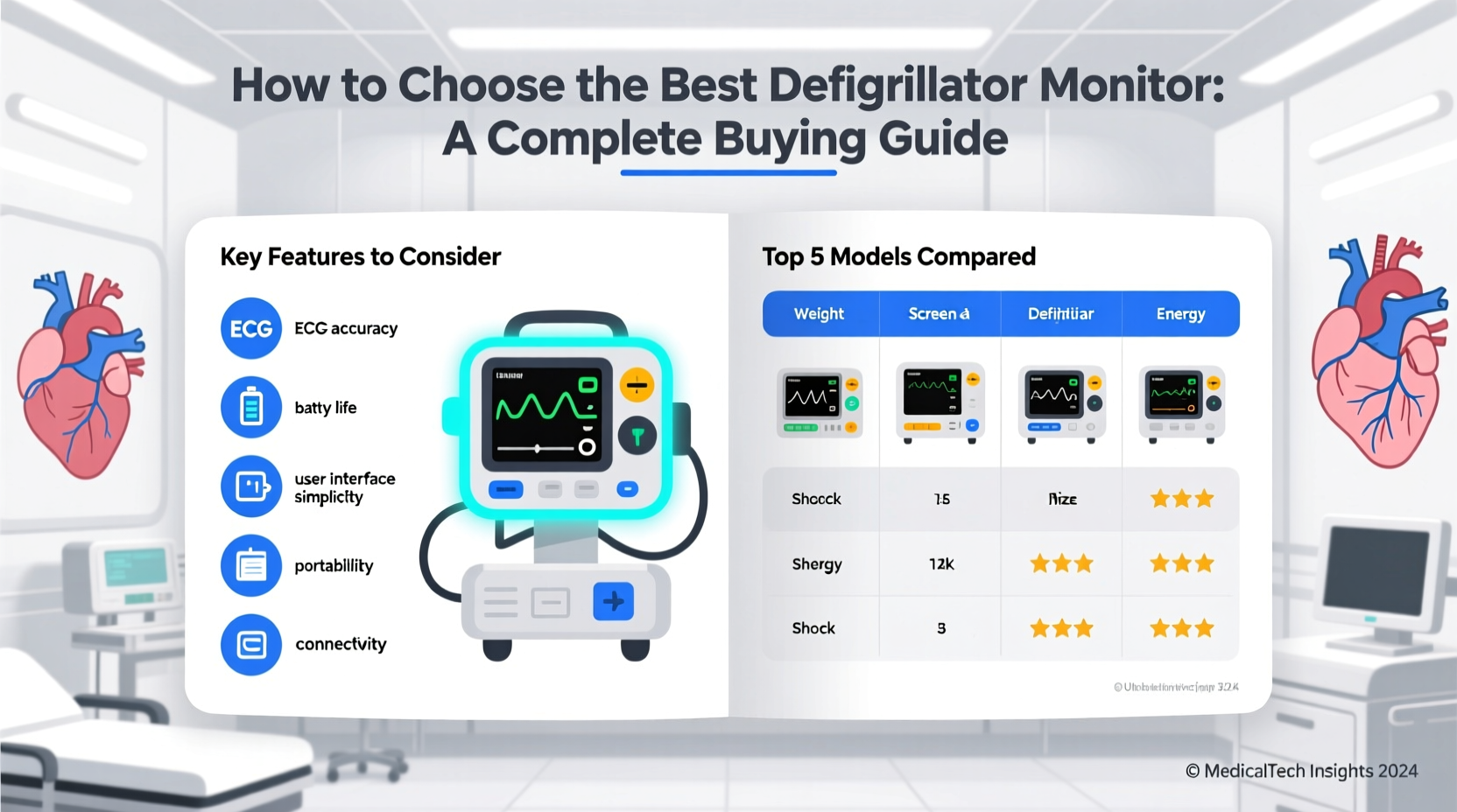 How to Choose the Best Defibrillator Monitor: A Complete Buying Guide
