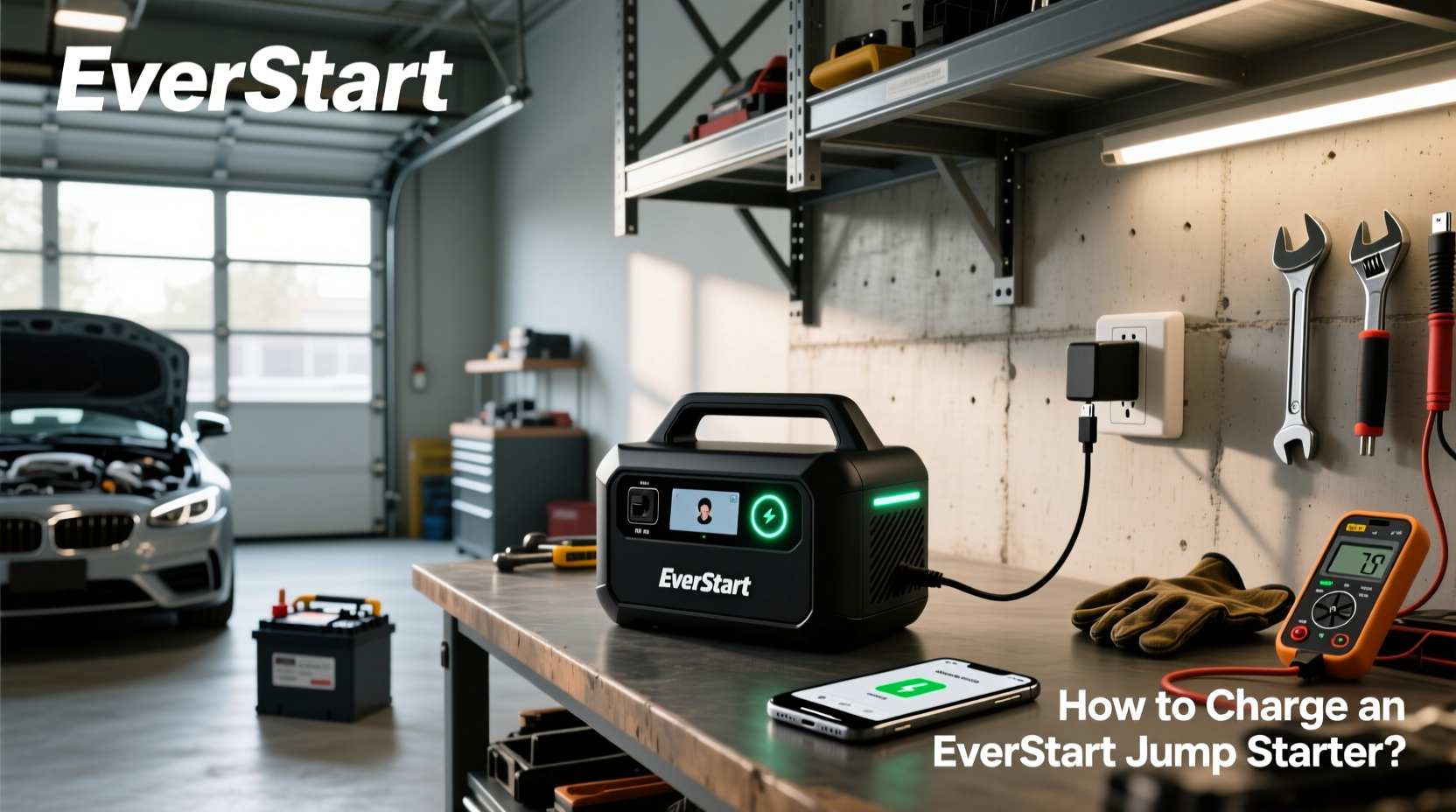 How to Use and Charge an EverStart Jump Starter: Full Manual Guide