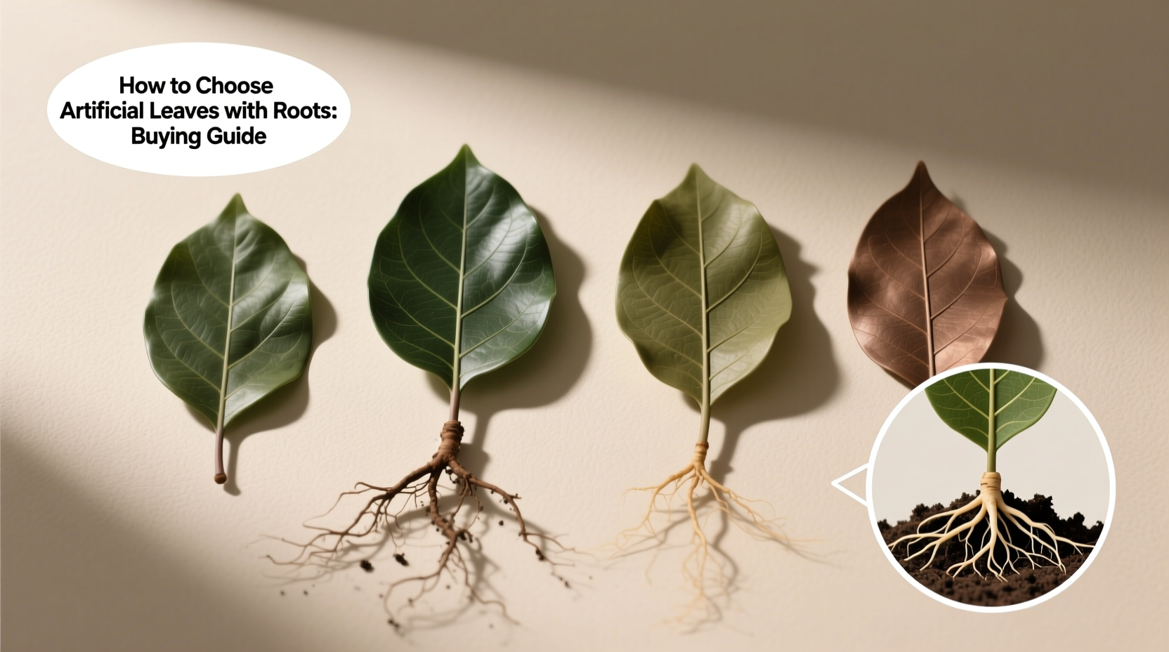 How to Choose Artificial Leaves with Roots: Buying Guide