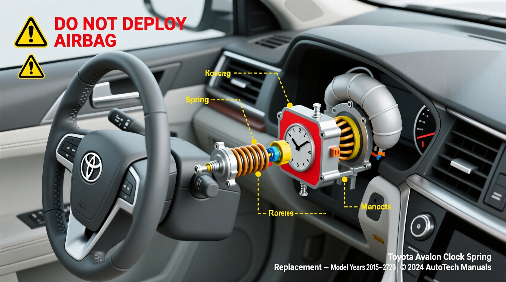 Toyota Avalon Clock Spring Replacement Guide