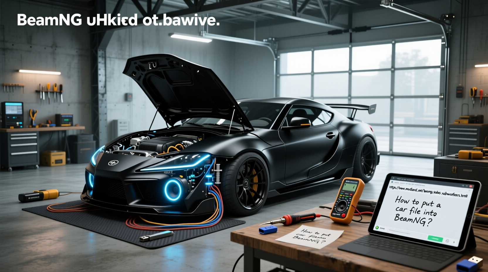 How to Install BBC Subwoofer Mod and Car Files in BeamNG