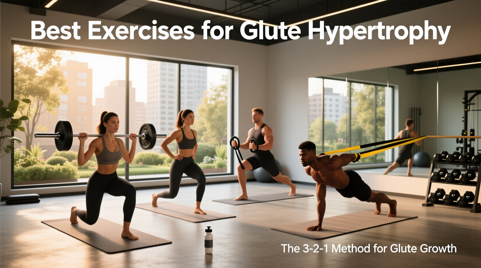 How to Grow Glutes: Best Exercises and 3-2-1 Method Guide