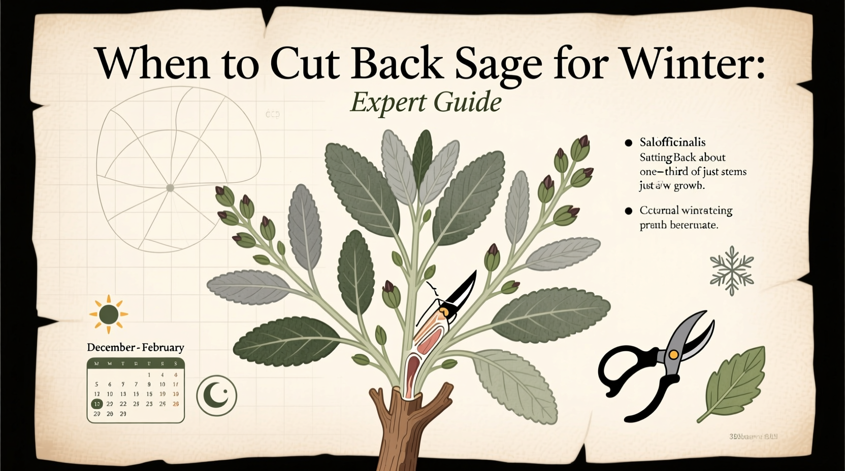 When to Cut Back Sage for Winter: Expert Guide