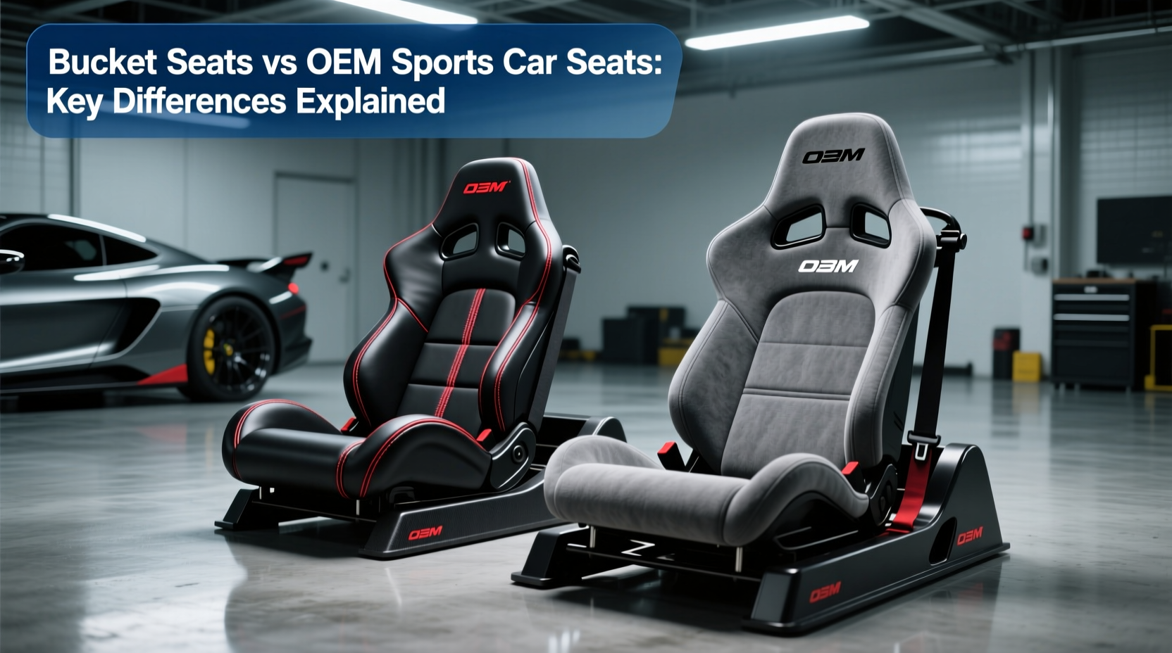 Bucket Seats vs OEM Sports Car Seats: Key Differences Explained
