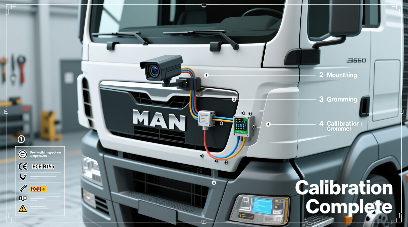 MAN TGX 360 Camera Install: Facts, Steps & Compliance