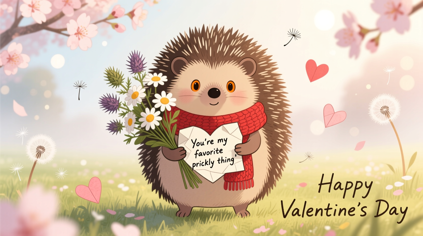 A Hedgehog's Valentine's Day: Celebrating Love with Quirky Charm