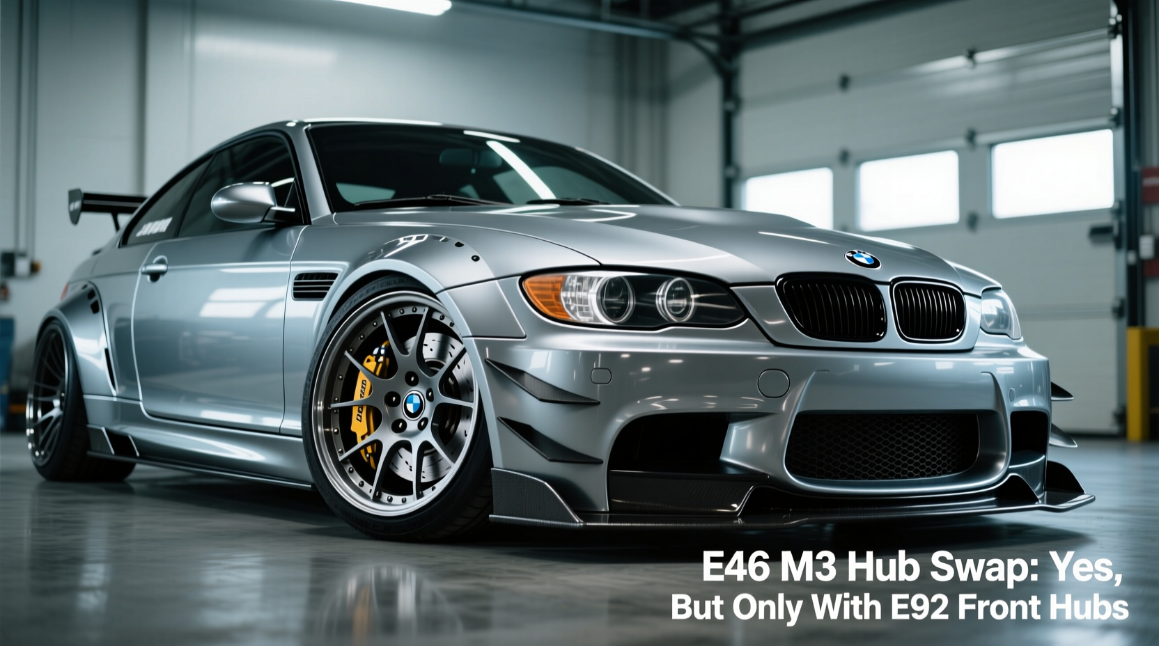E46 M3 Hub Swap: Yes, But Only With E92 Front Hubs