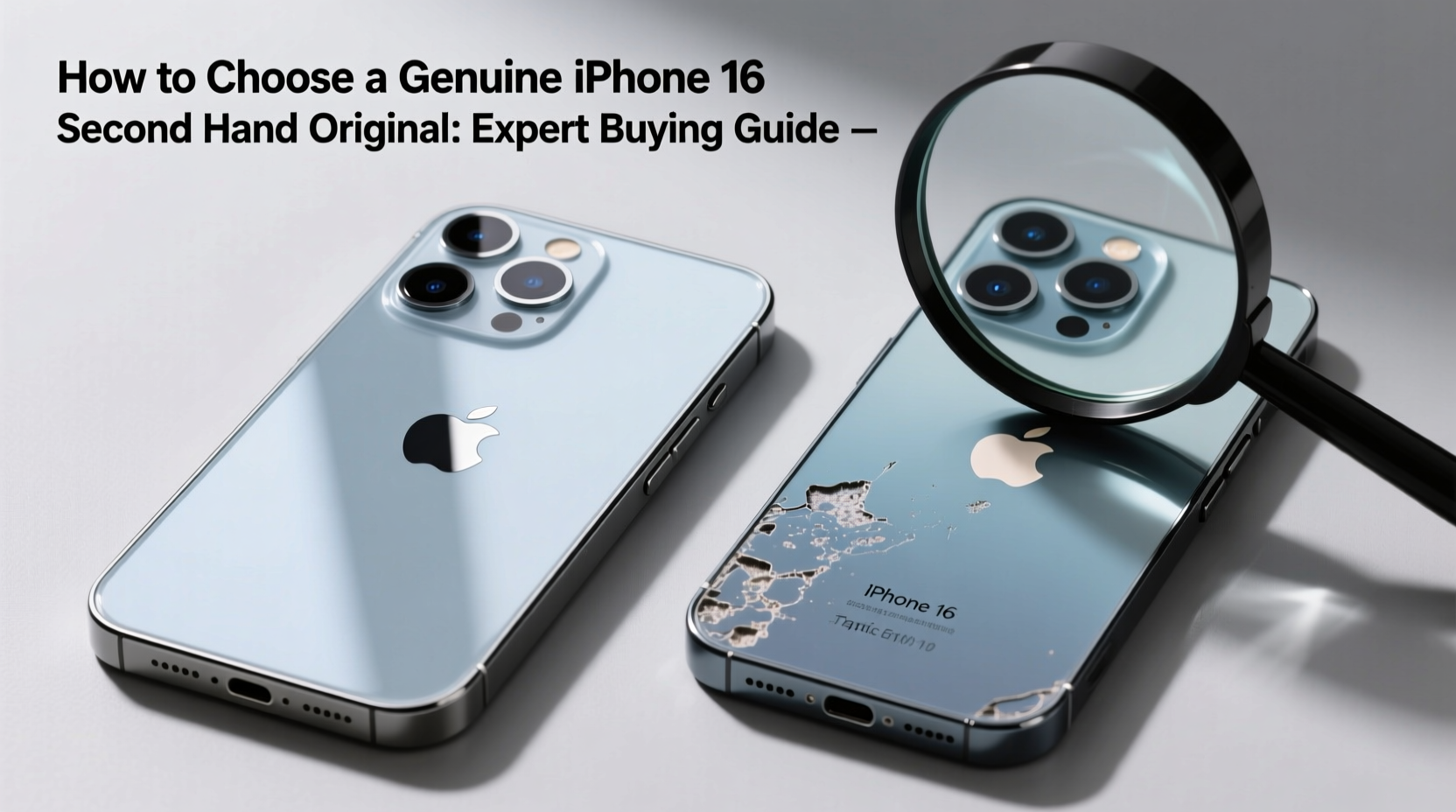 How to Choose a Genuine iPhone 16 Second Hand Original: Expert Buying Guide