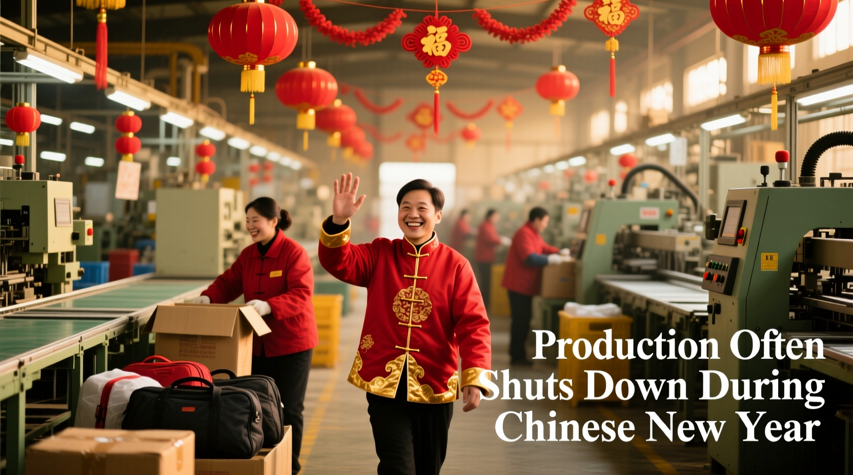 Yes, Production Often Shuts Down During Chinese New Year