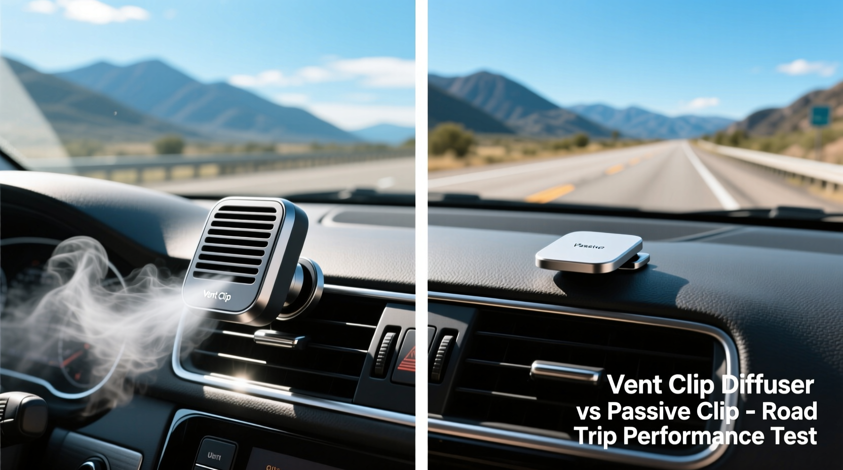 Vent Clip Diffuser vs Passive Clip for Road Trips