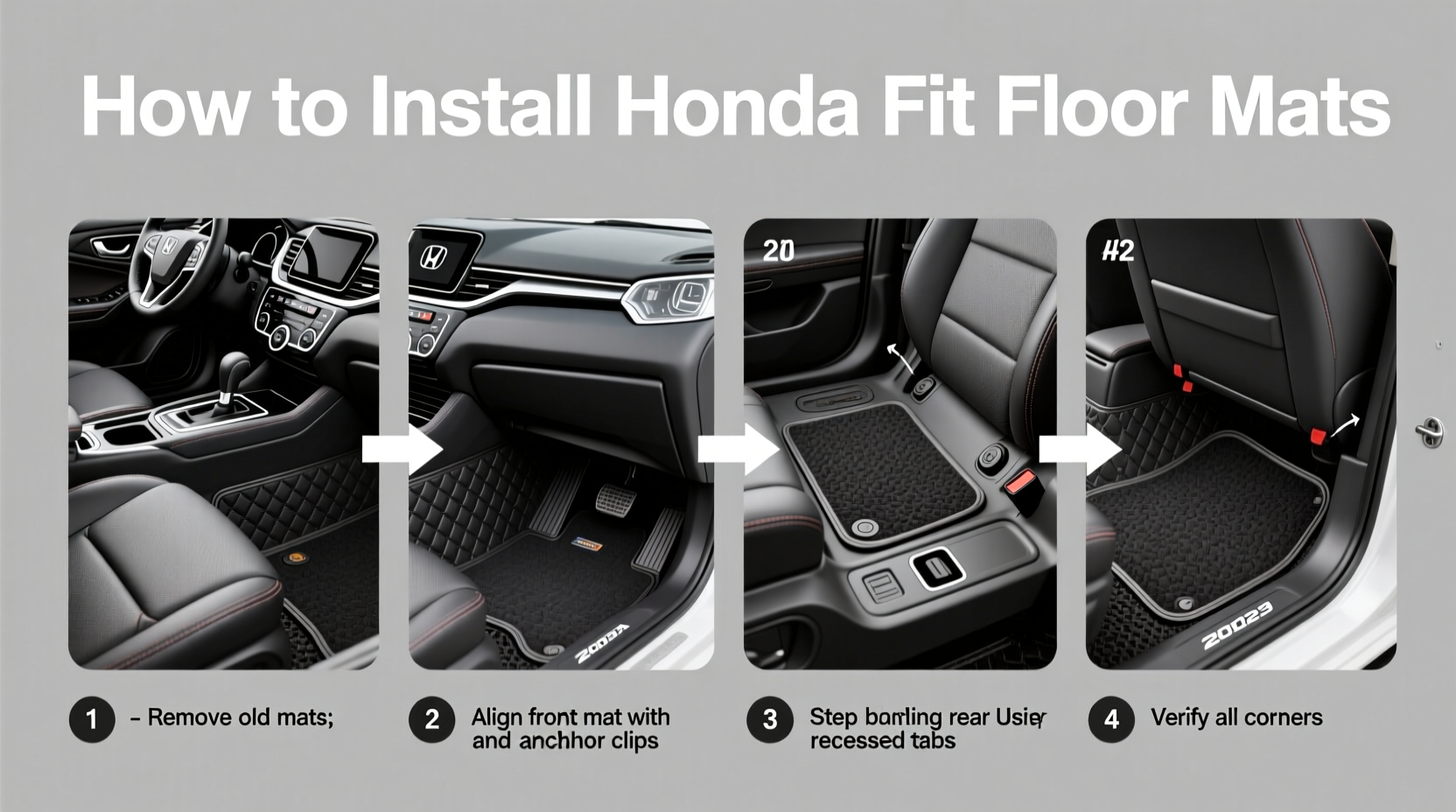 How to Install Honda Fit Floor Mats: Step-by-Step Guide