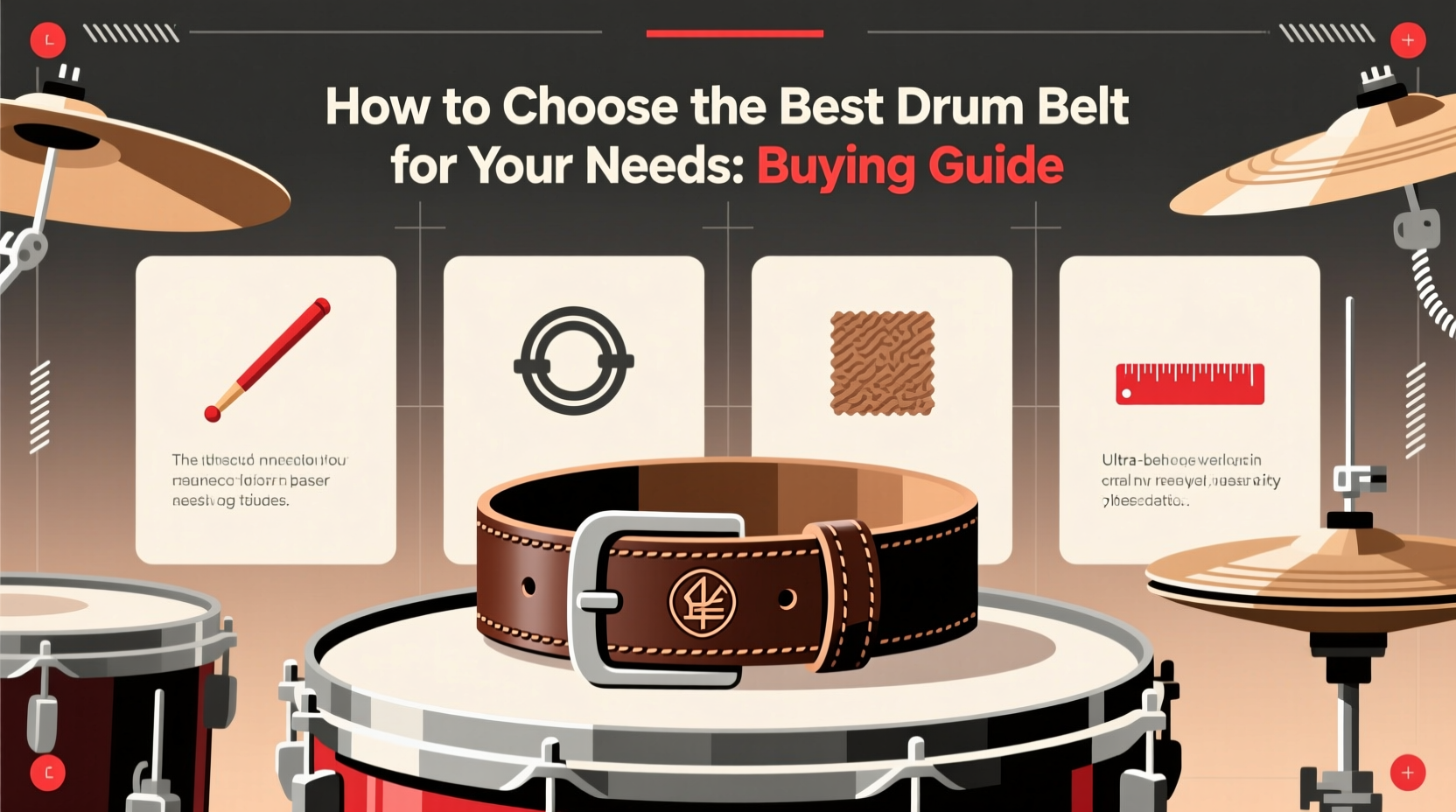 How to Choose the Best Drum Belt for Your Needs: Buying Guide