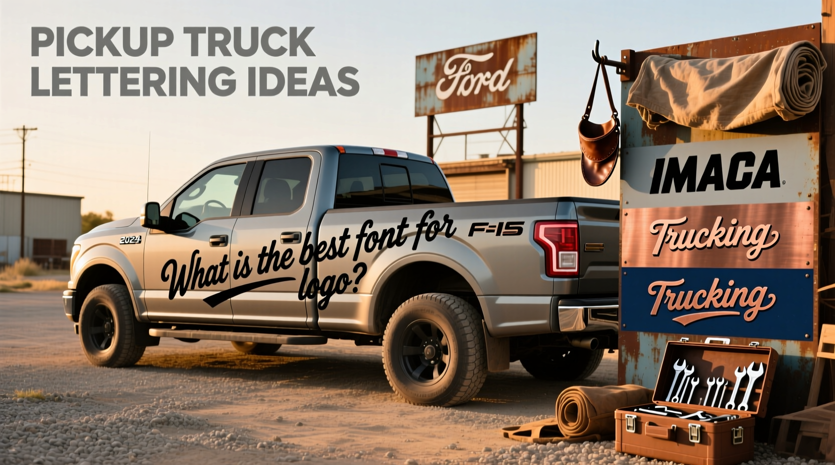 How to Choose Pickup Truck Lettering and Logo Fonts: A Practical Guide