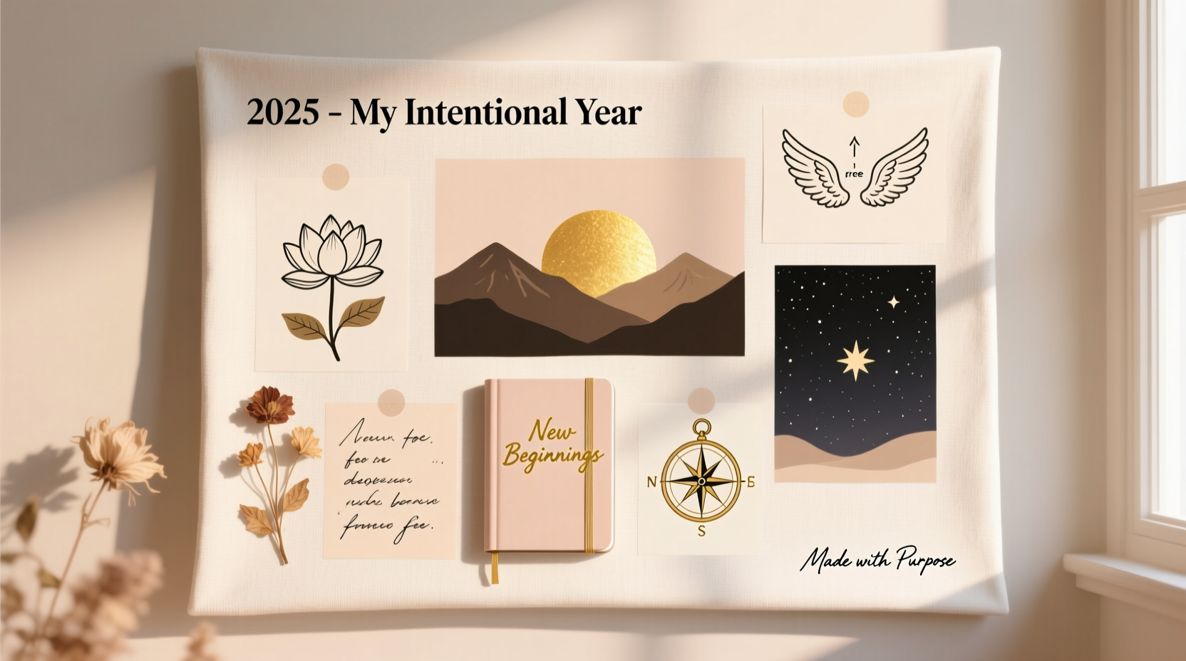 How to Make a Vision Board for the New Year