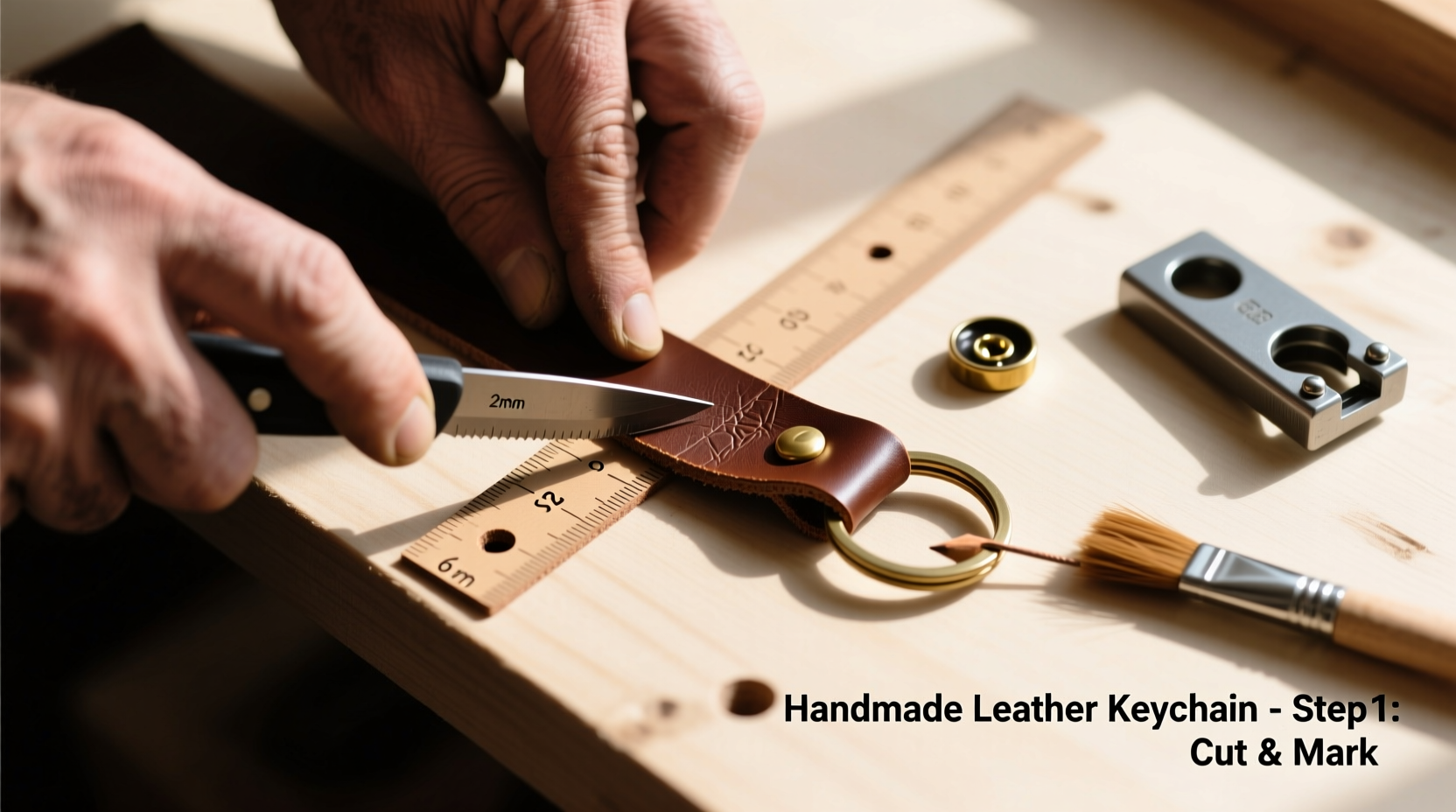 Step By Step Guide To Crafting A Durable Handmade Leather Car Keychain