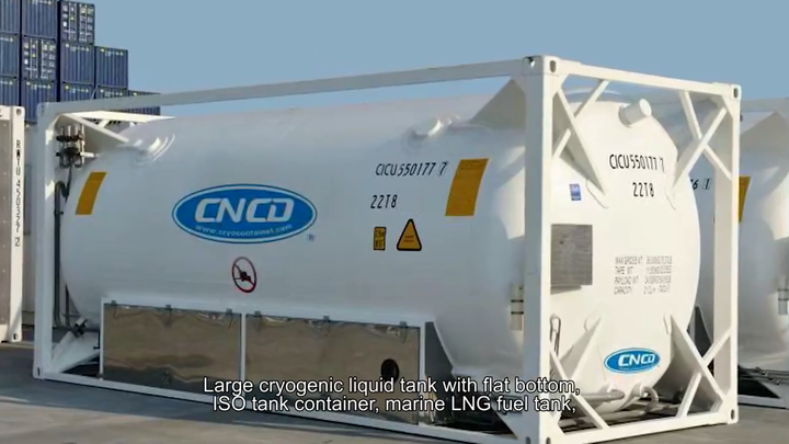 20 FT ISO Cryogenic Tank Container for UN2187 Compliance