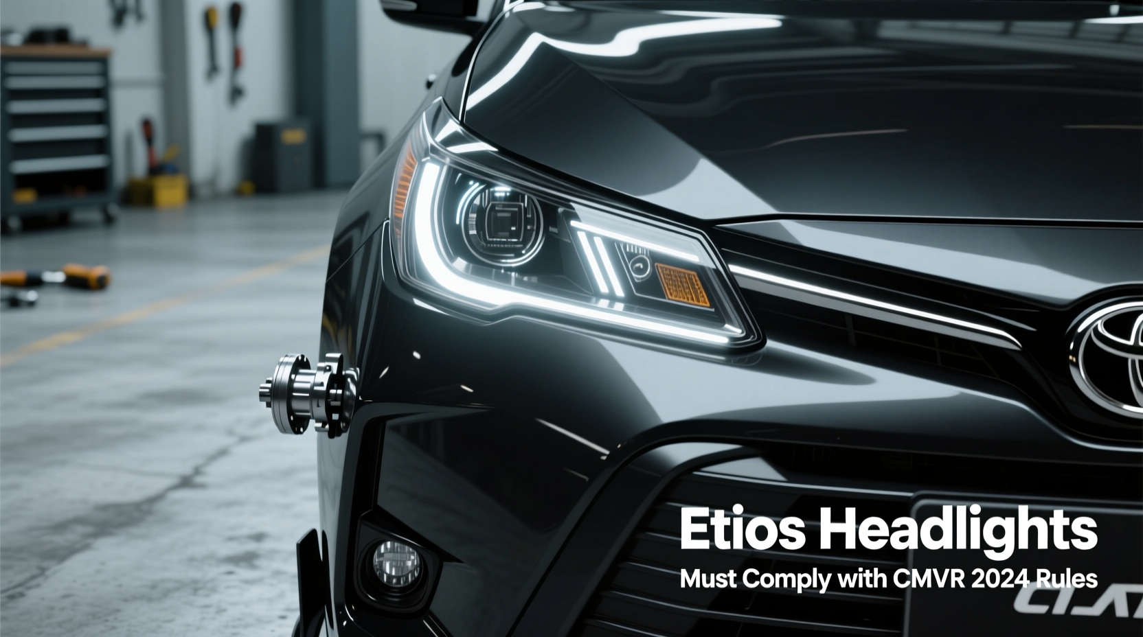 Etios Headlights Must Comply with CMVR 2024 Rules