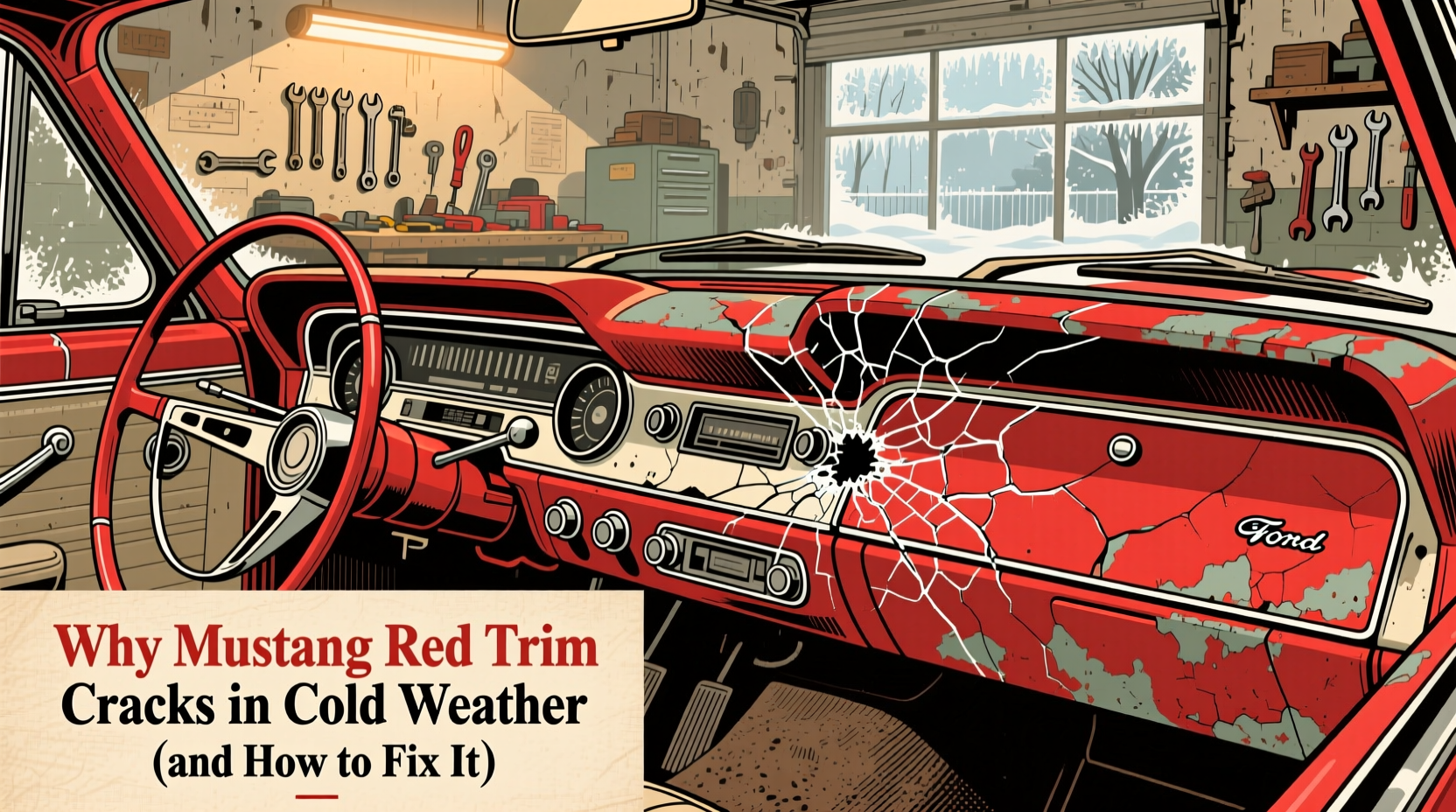 Why Mustang Red Trim Cracks in Cold Weather (and How to Fix It)