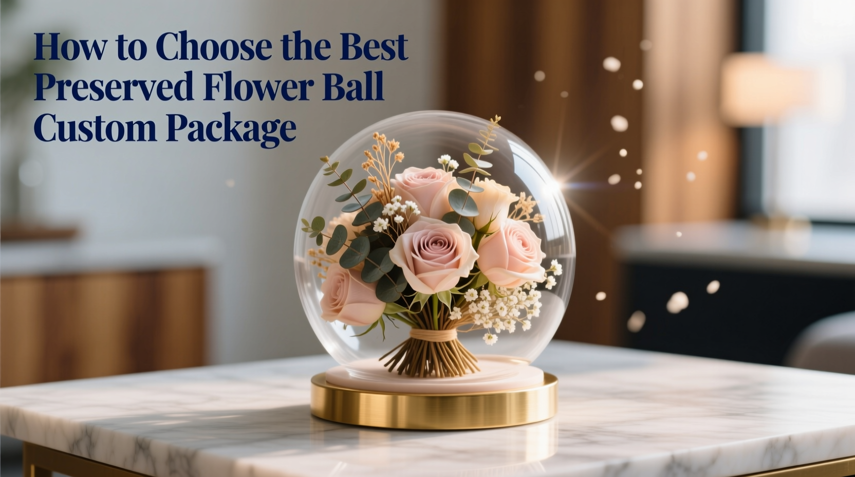 How to Choose the Best Preserved Flower Ball Custom Package