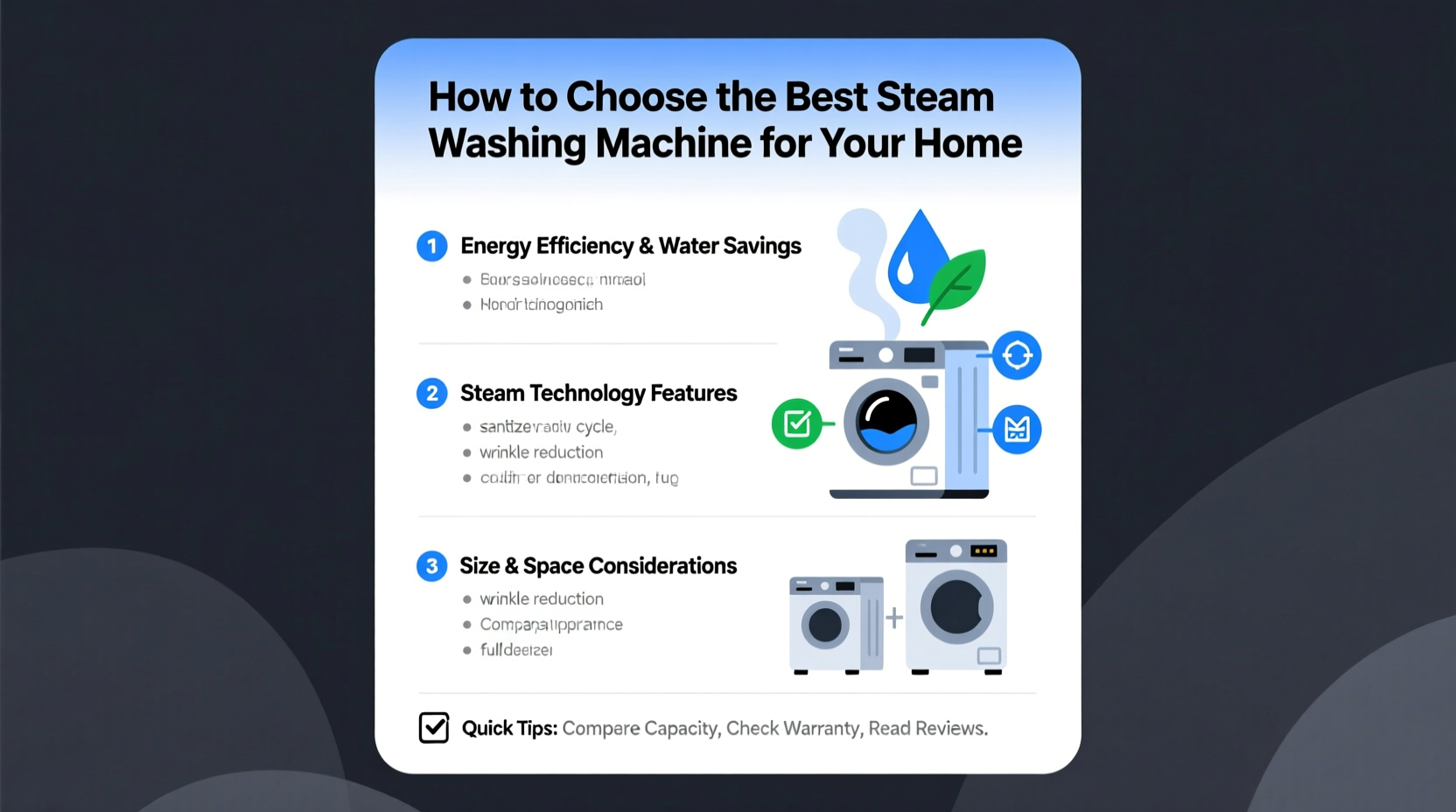How to Choose the Best Steam Washing Machine for Your Home