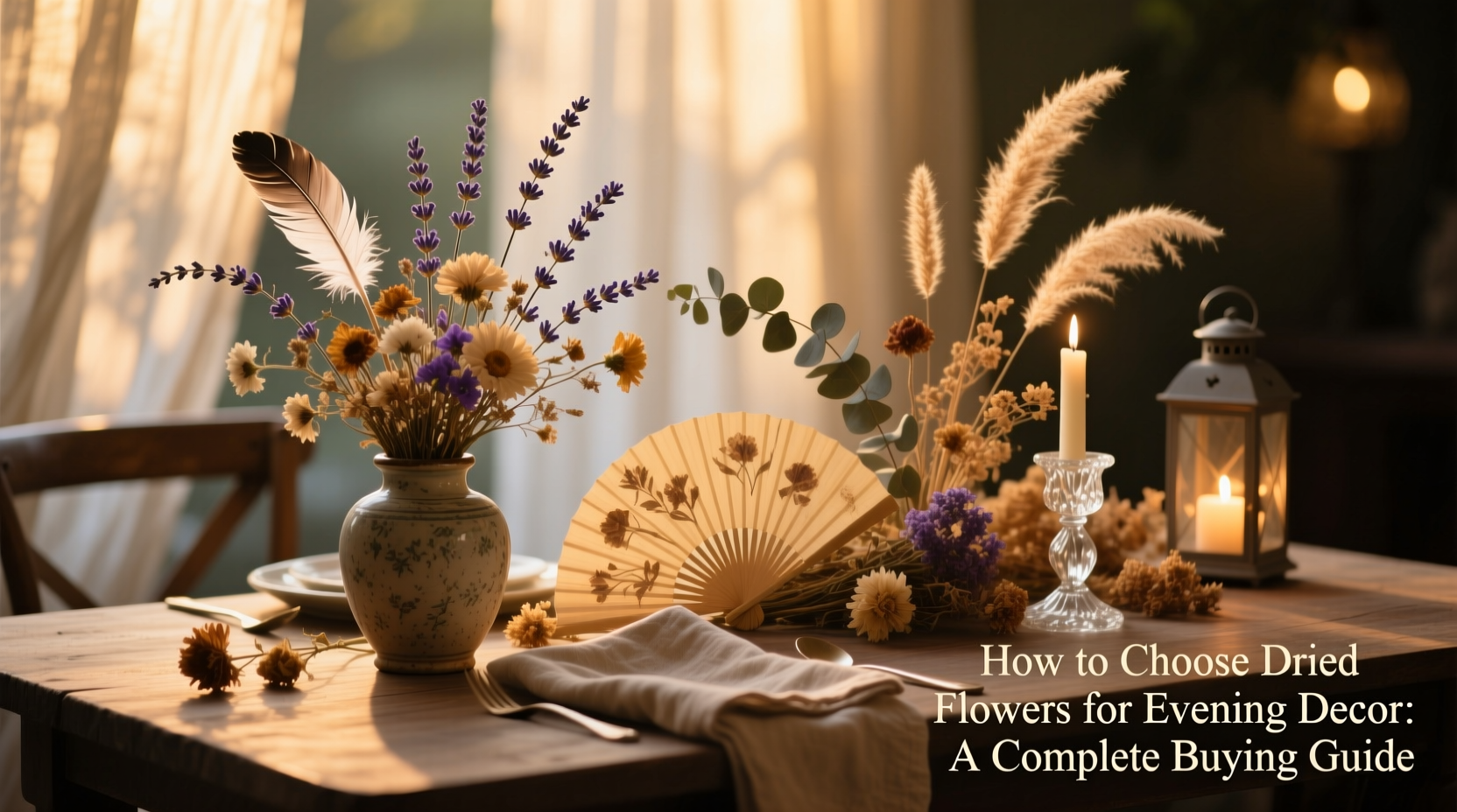 How to Choose Dried Flowers for Evening Decor: A Complete Buying Guide