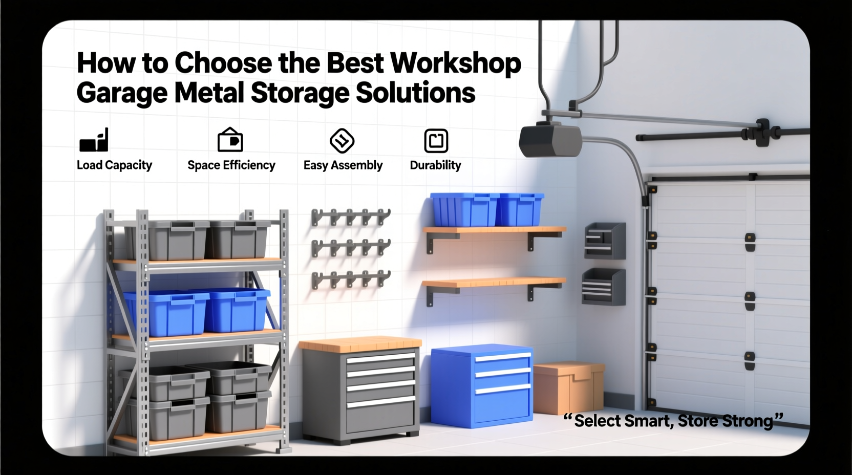 How to Choose the Best Workshop Garage Metal Storage Solutions