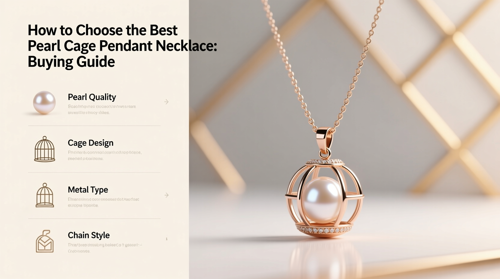 How to Choose the Best Pearl Cage Pendant Necklace: Buying Guide