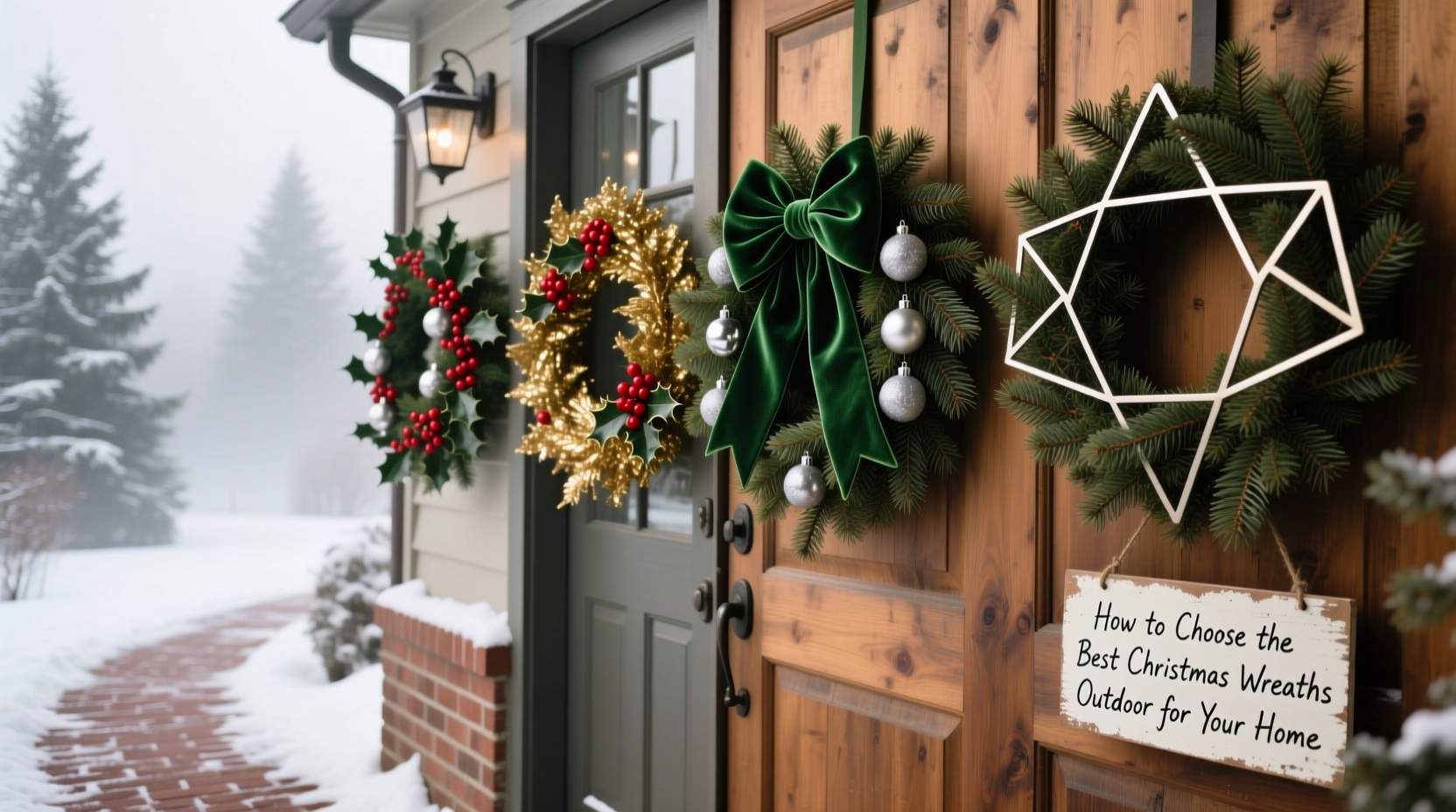 How to Choose the Best Christmas Wreaths Outdoor for Your Home