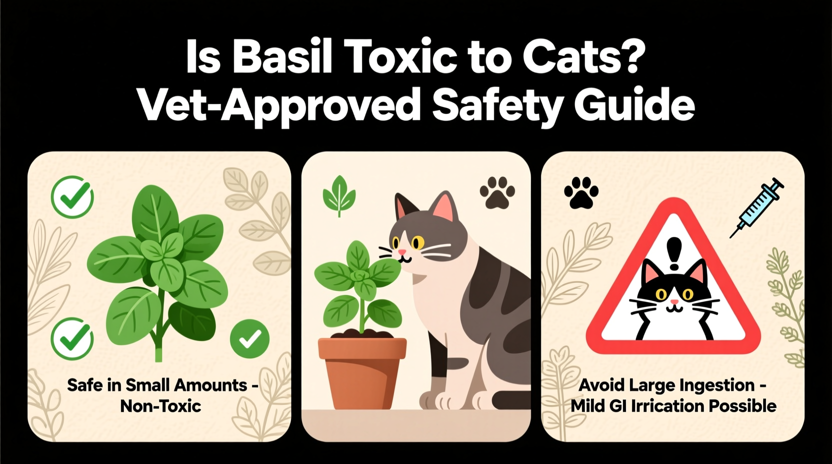 Is Basil Toxic to Cats? Vet-Approved Safety Guide