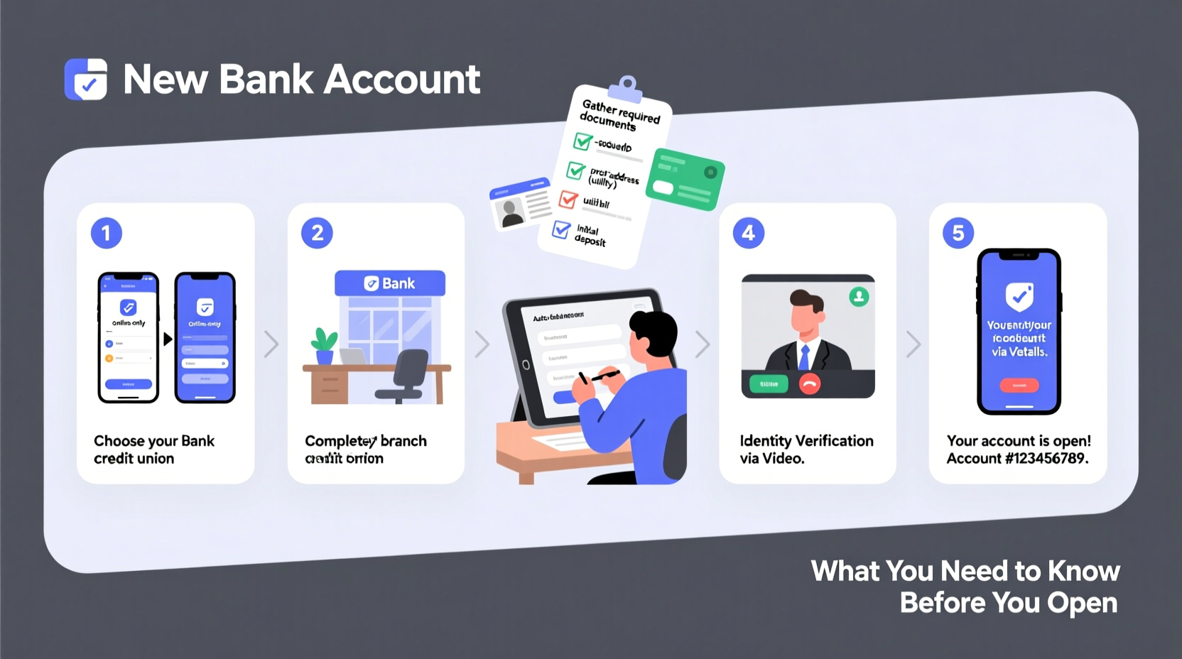 Step By Step Guide To Getting A New Bank Account What You Need To Know ...
