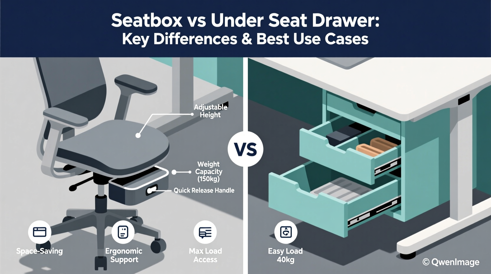 Seatbox vs Under Seat Drawer: Key Differences & Best Use Cases