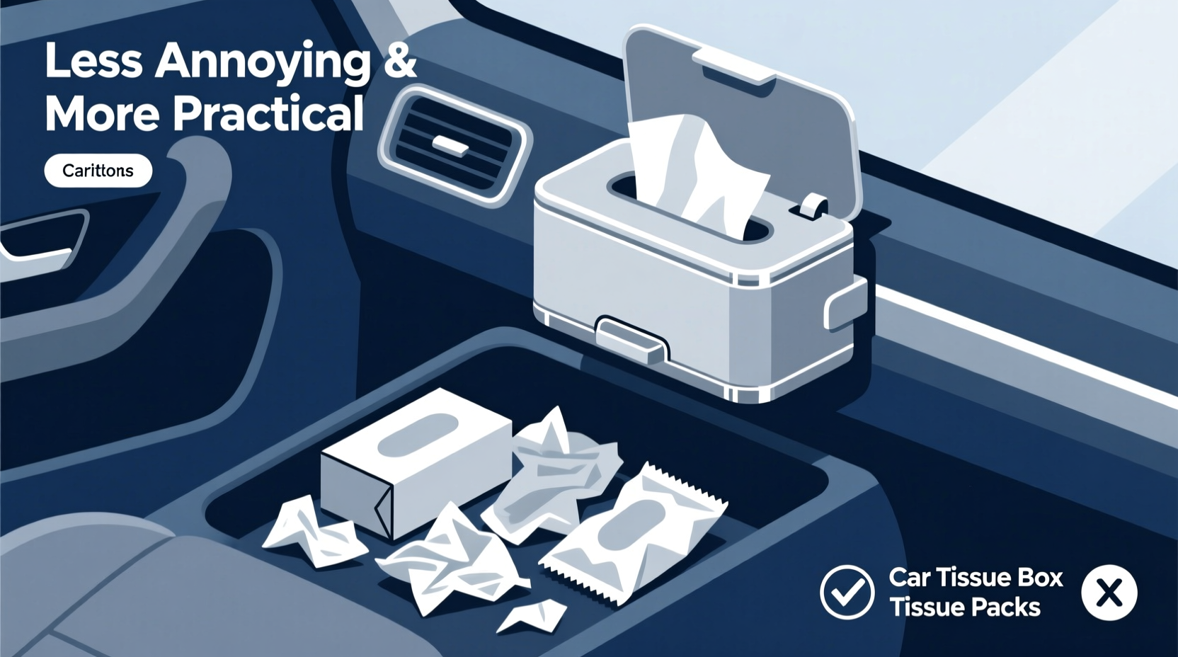 Car Tissue Box Vs Tissue Packs Which Is Less Annoying And More Practical