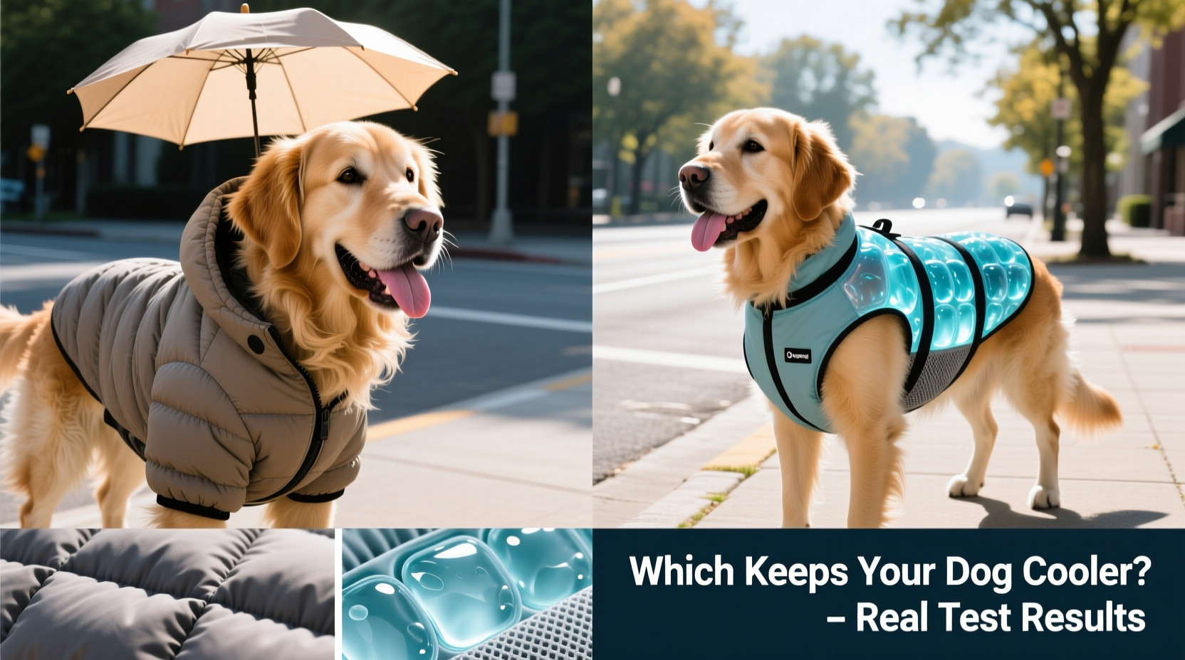 Dog Jacket Vs Cooling Vest Which One Actually Keeps Your Dog Cooler