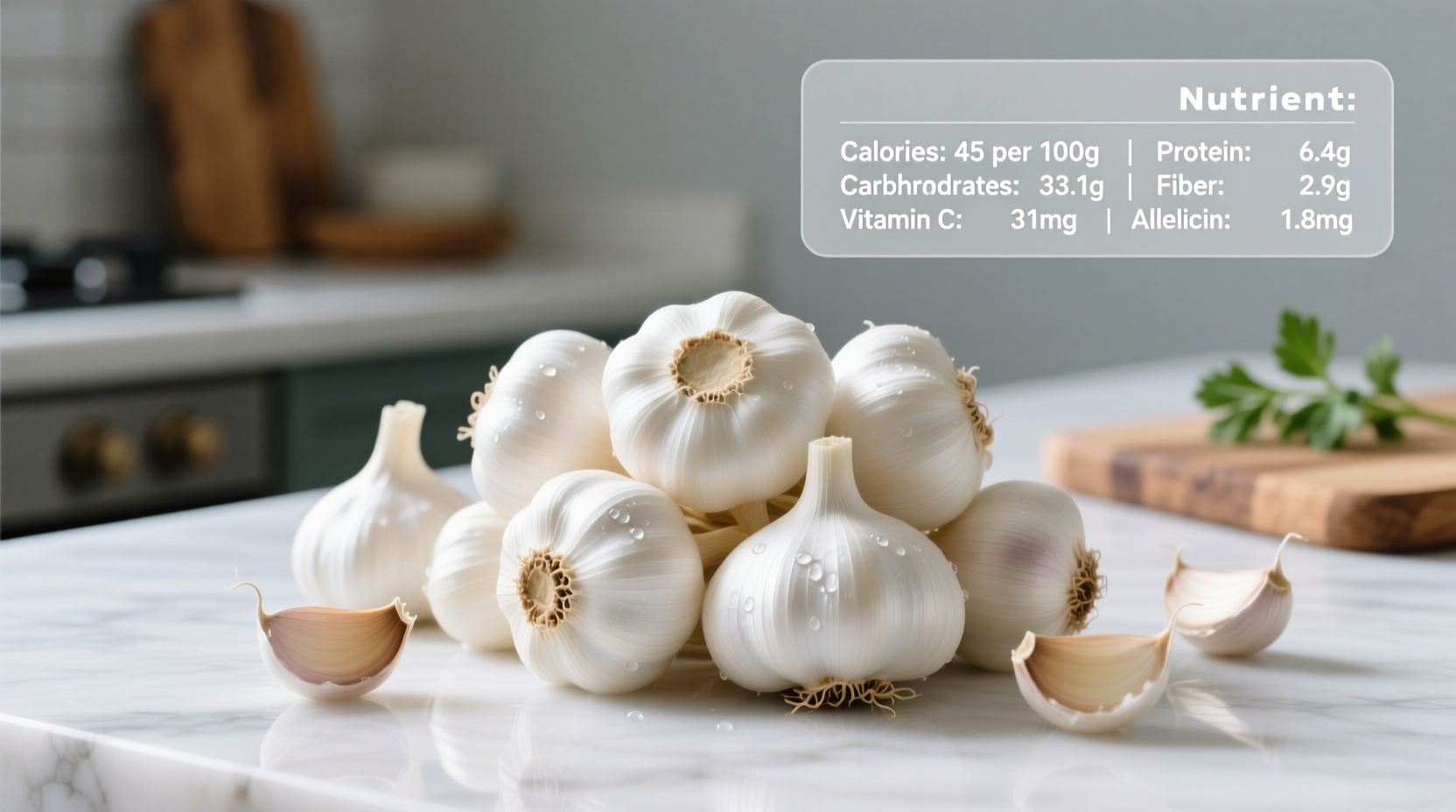 Aglio: Valori Nutrizionali Completi e Proprietà Scientifiche