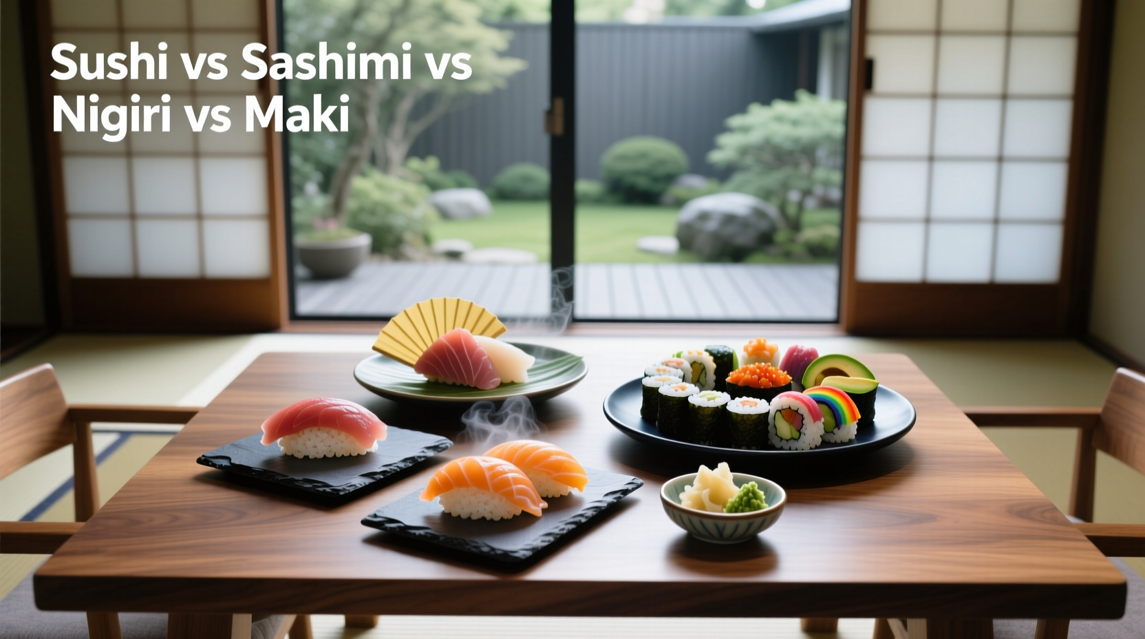 Sushi vs Sashimi vs Maki vs Nigiri Guide: How to Choose