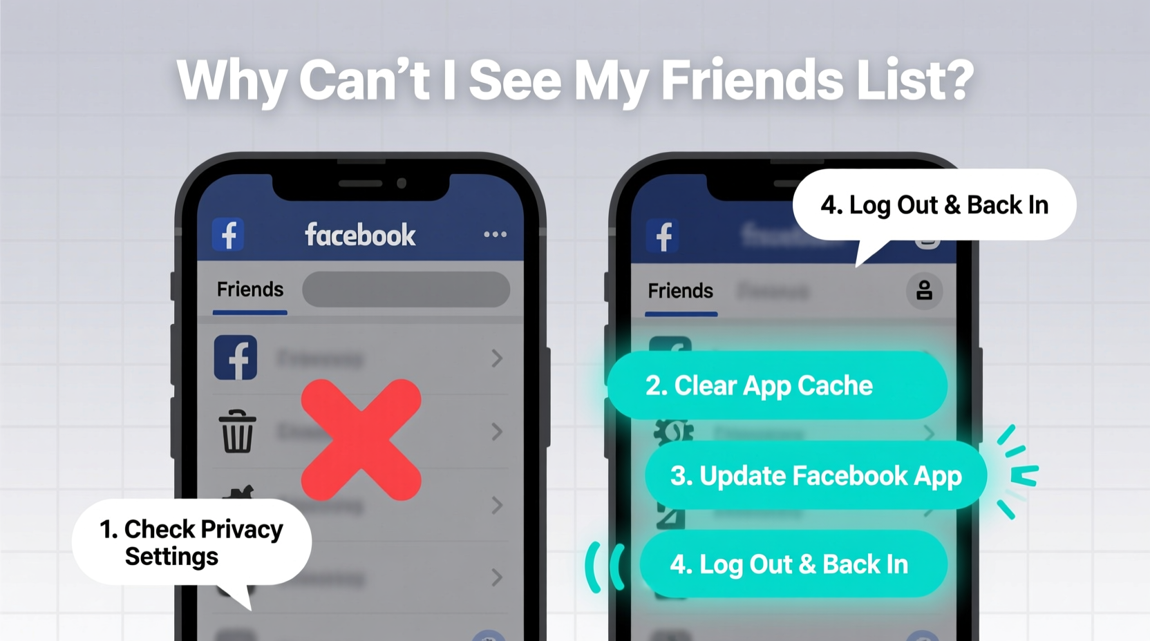 Can't See Friends List On Facebook Heres Why How To Fix It