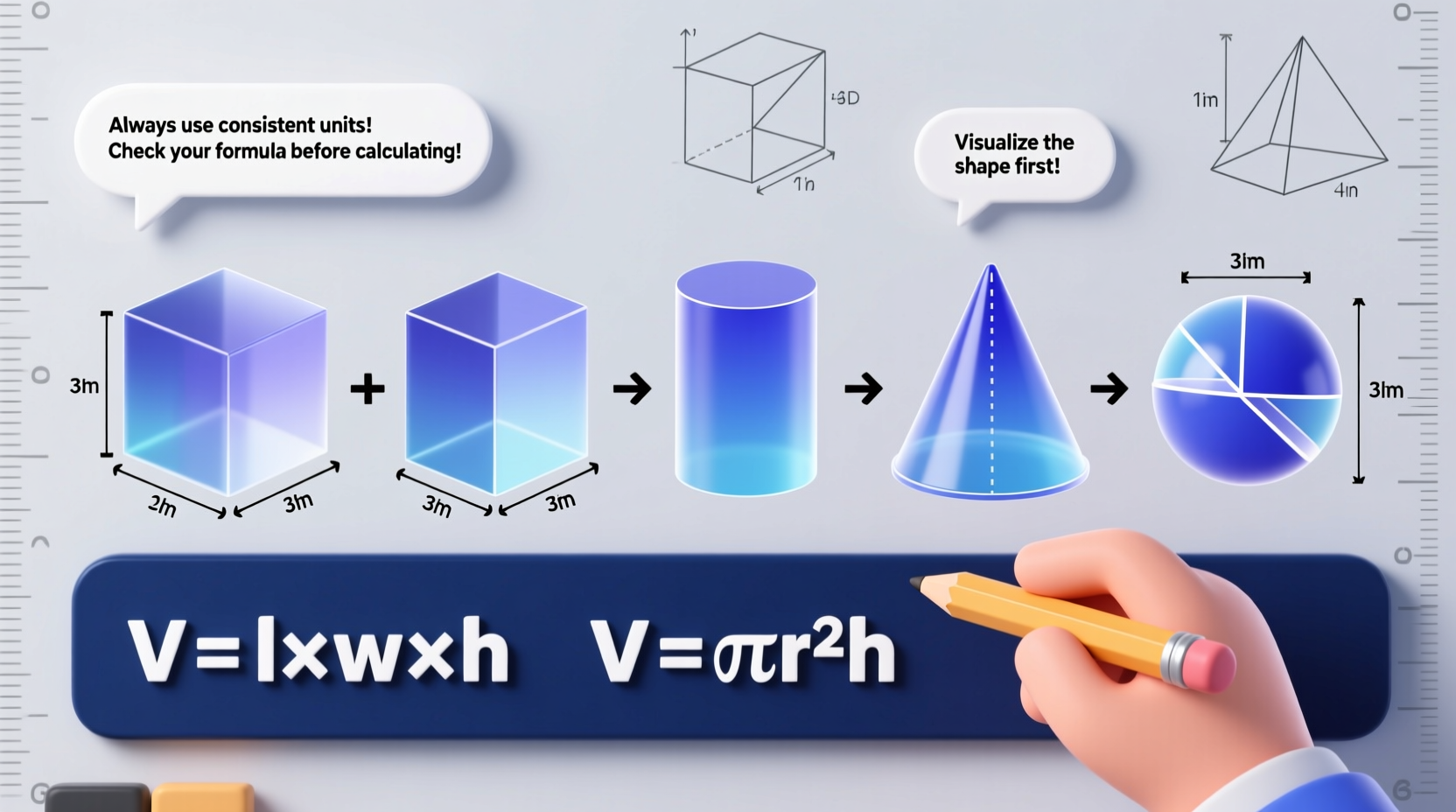 Mastering How To Find The Volume Of Different Shapes Step By Step ...