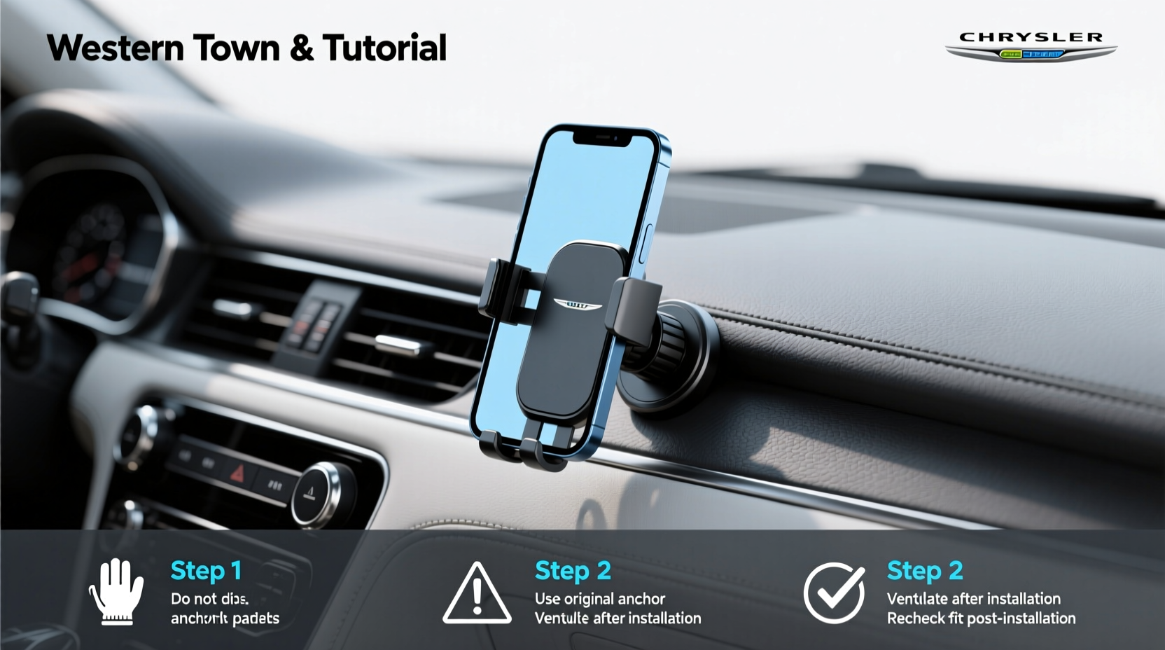 How to Choose Permanent Cell Phone Mount Chrysler Town and Country