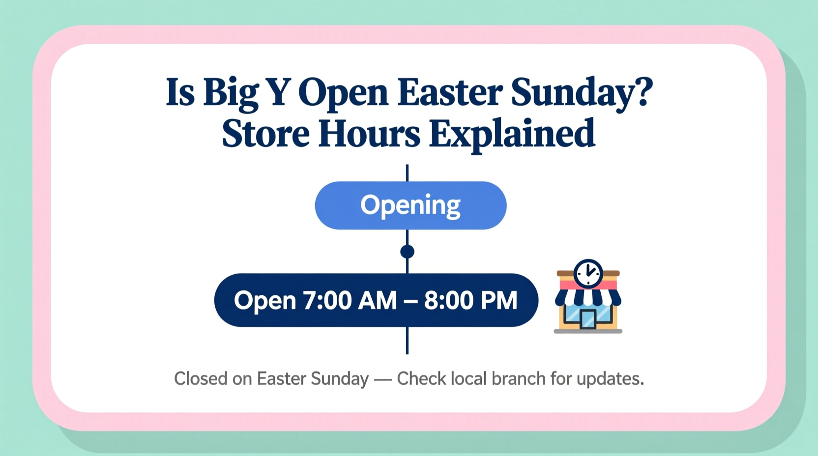 Is Big Y Open Easter Sunday? Store Hours Explained