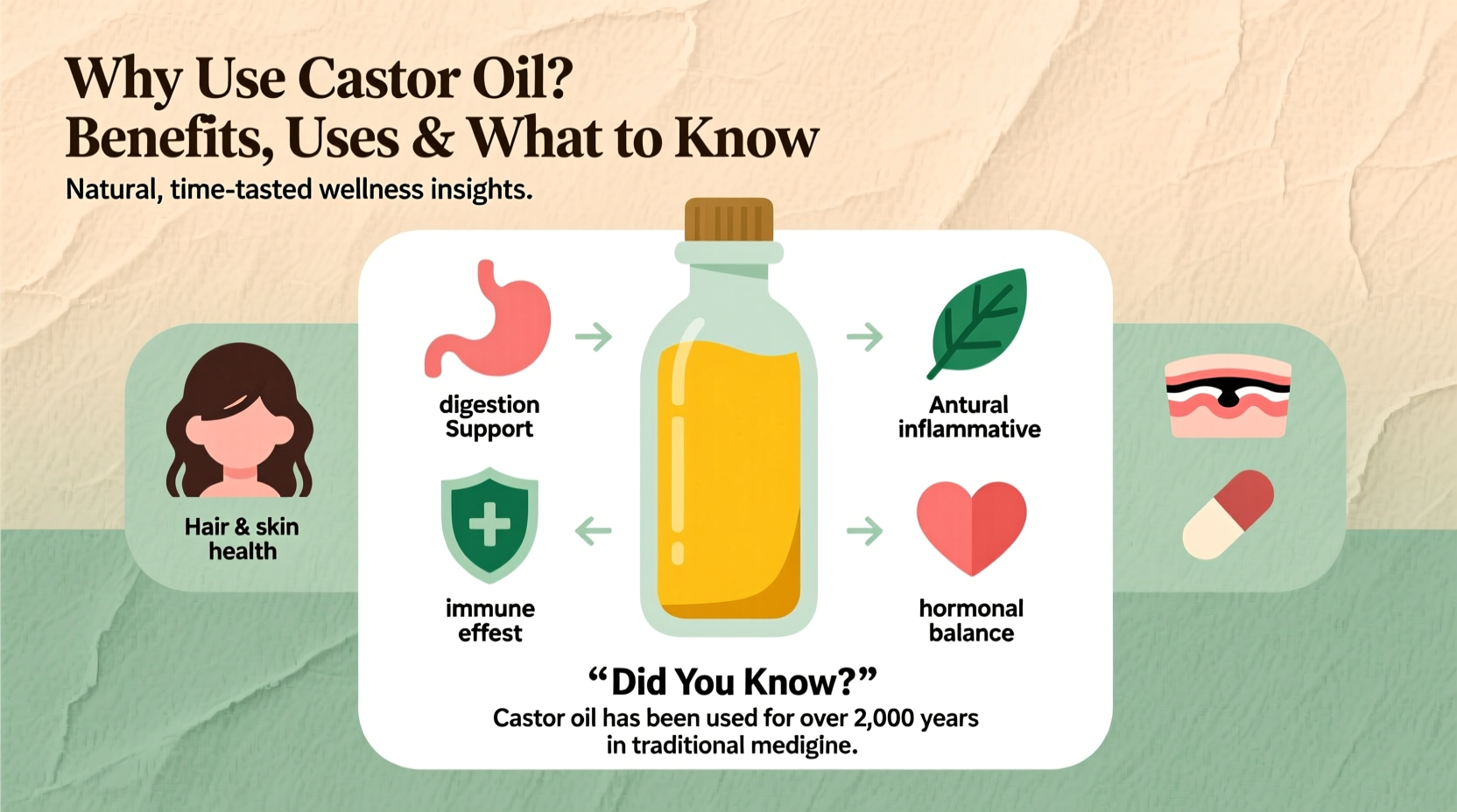 Why Use Castor Oil Benefits Uses And What To Know