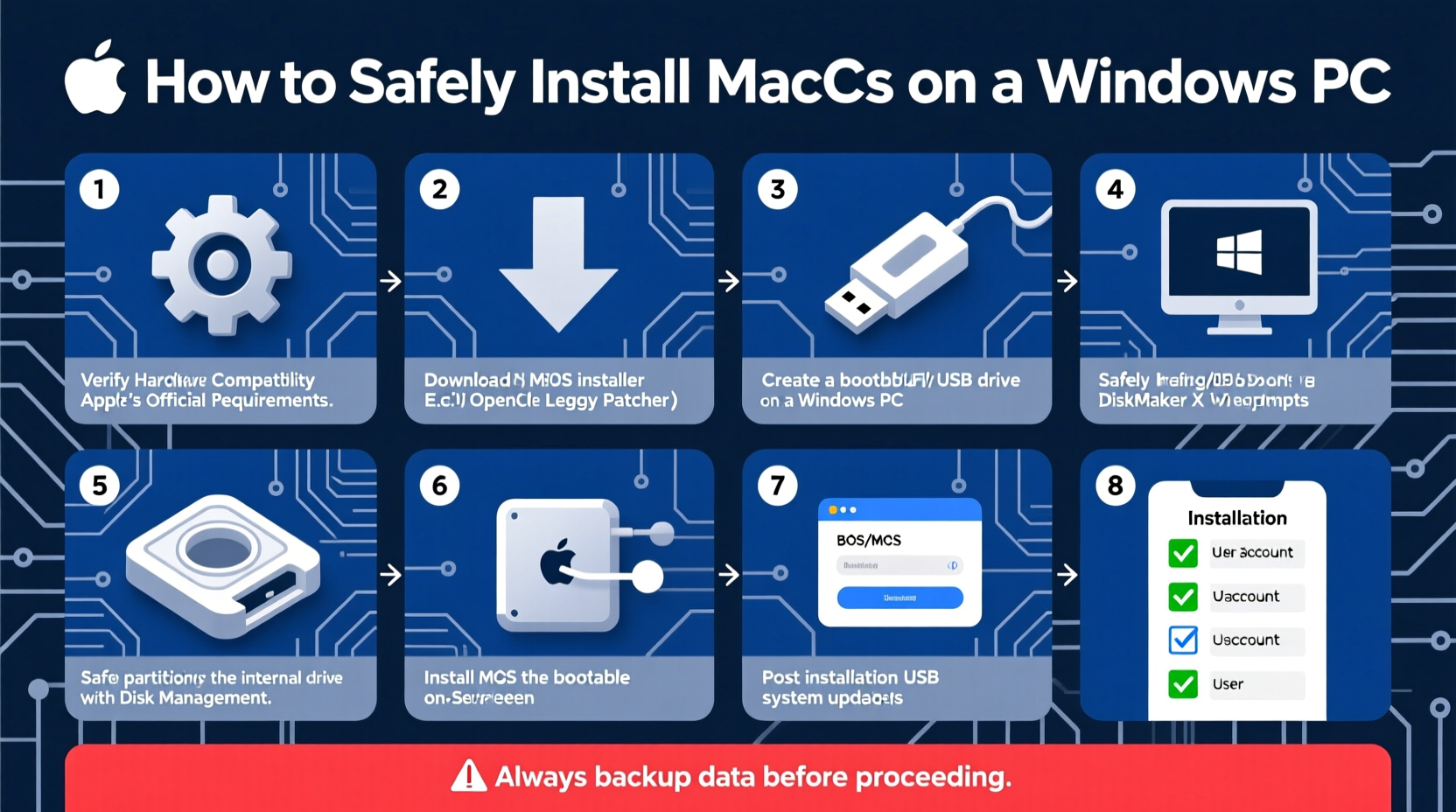 A Step By Step Guide To Downloading And Installing MacOS On A Windows ...
