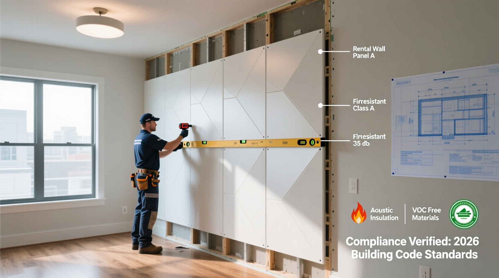 Rental Wall Panel Installation in 2026: Availability & Compliance Guide