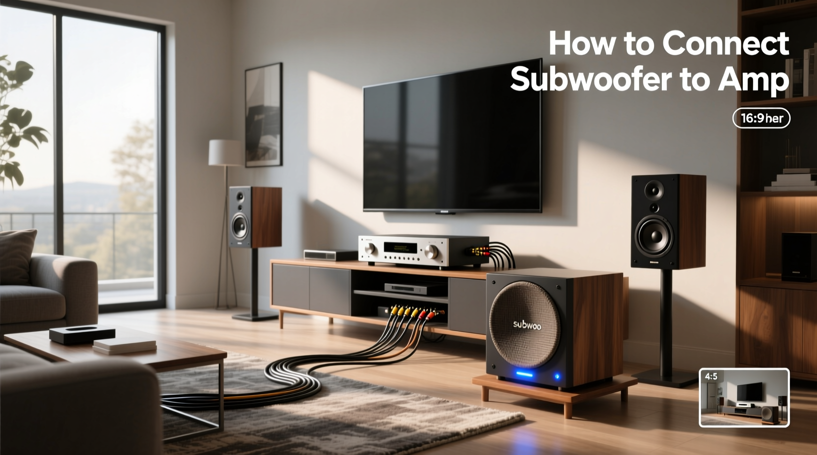 How to Connect a Subwoofer to an Amp: A Practical Guide