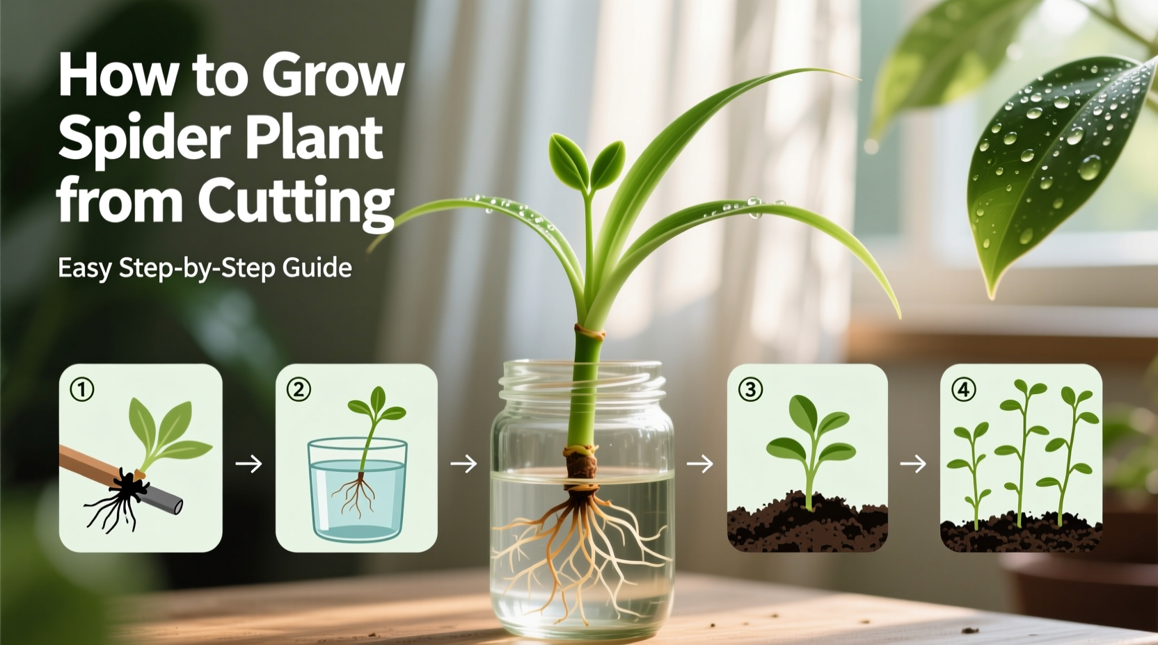 How to Grow Spider Plant from Cutting: Easy Step-by-Step Guide