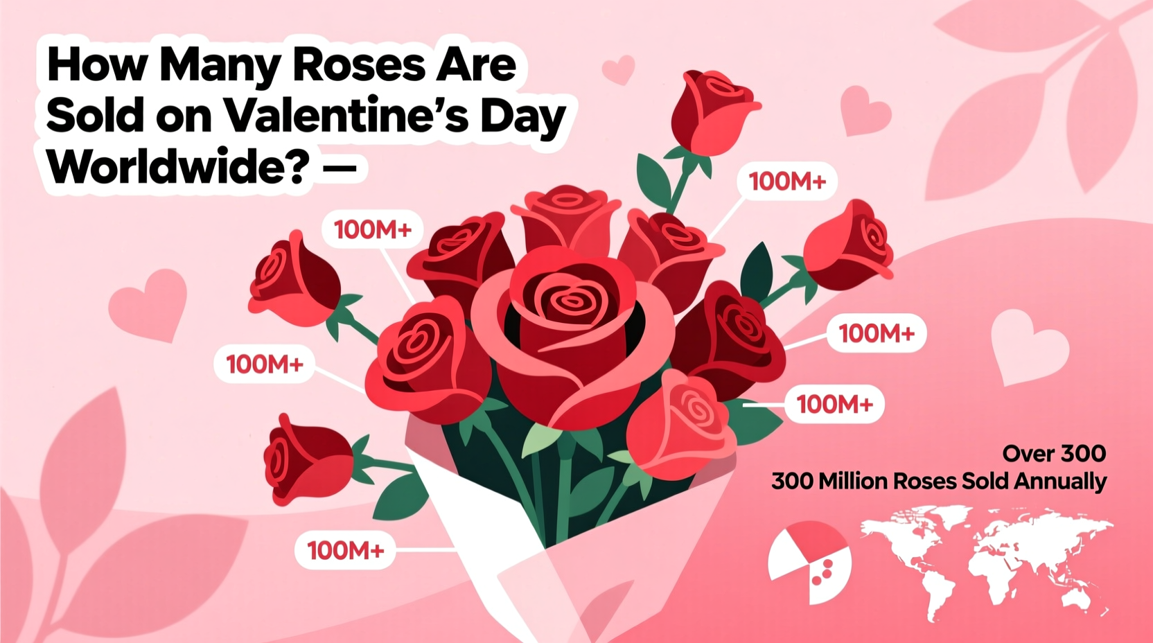 How Many Roses Are Sold on Valentine's Day Worldwide