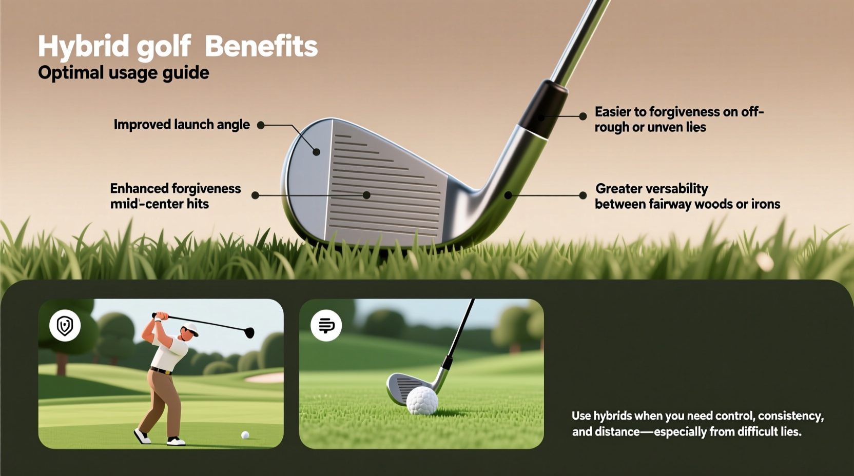 Why Use A Hybrid Golf Club Benefits When To Use Them