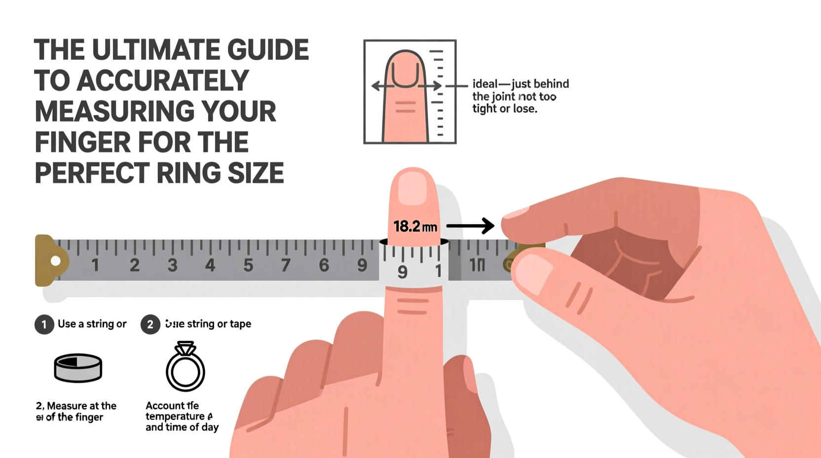 The Ultimate Guide To Accurately Measuring Your Finger For The Perfect ...
